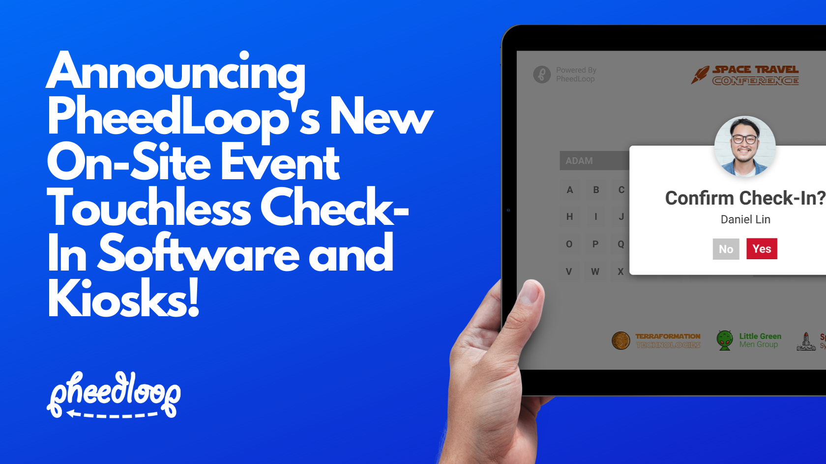 Announcing PheedLoop's New On-Site Event Touchless Check-In Software and Kiosks!